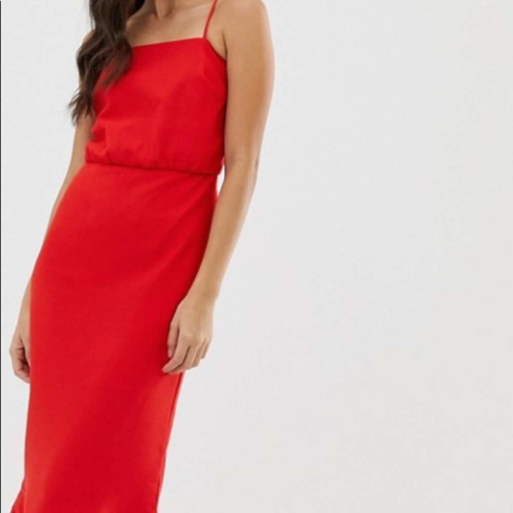 New Oasis Red Midi Dress - Gem